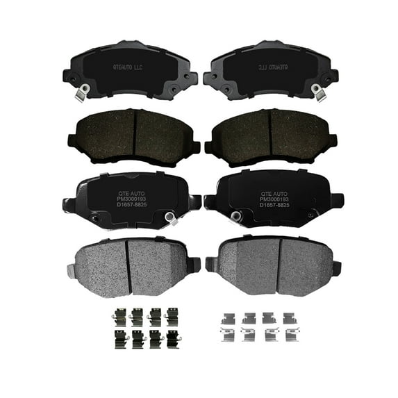 Set of 8 Front-Rear Ceramic Brake Pad Kit For 2013 2014 Volkswagen ...