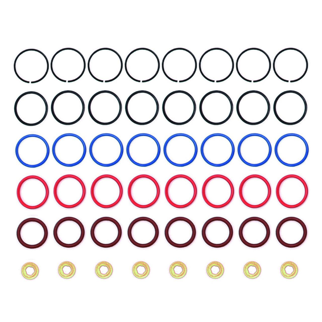 Ford 7.3L Diesel Fuel Injector O-Ring Kits (Set of 8), Replaces Part No ...