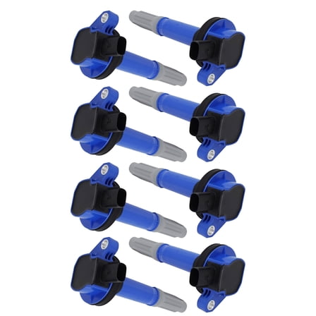 Set of 8 ISA High Performance Ignition Coils and 8 Motorcraft Spark ...