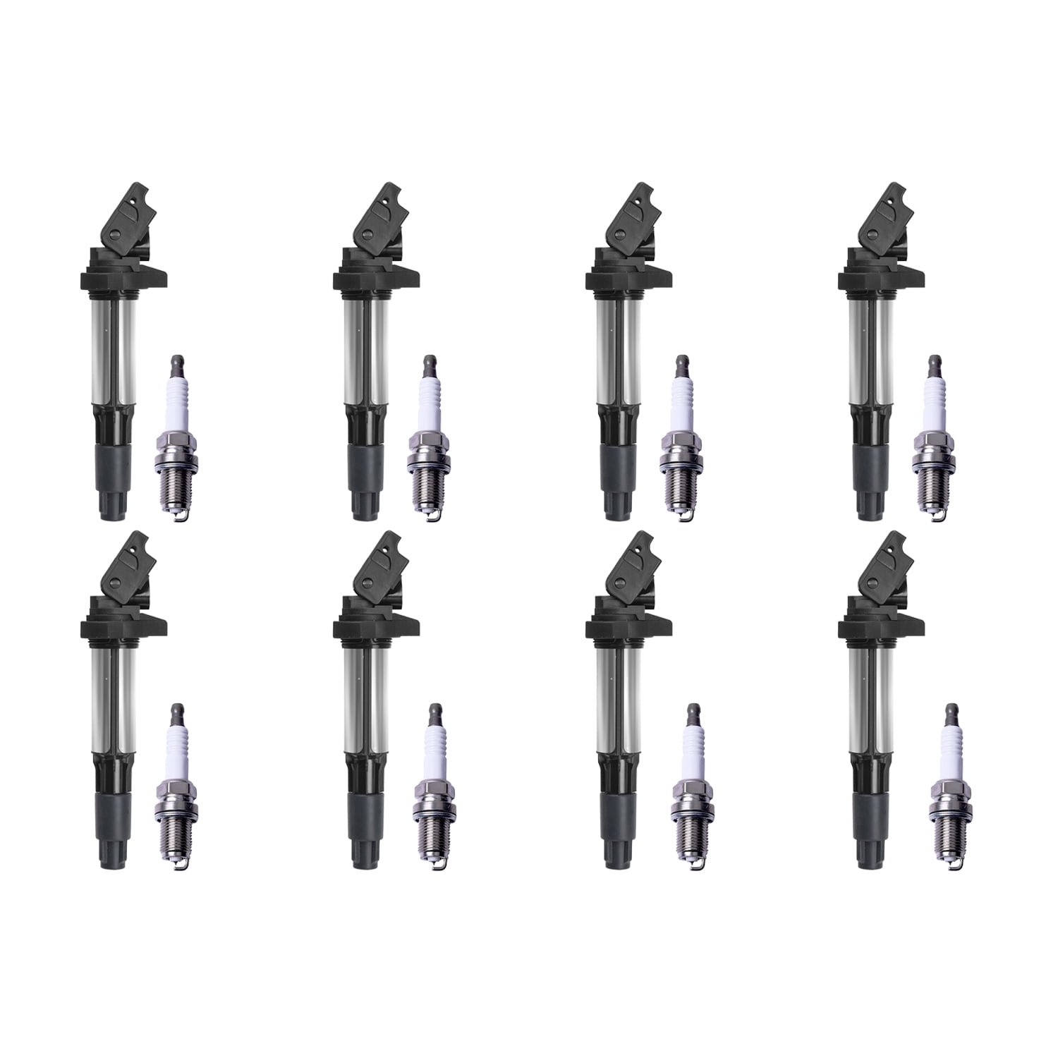 Set of 8 ISA Ignition Coil & 6 Platinum Spark Plug for 2007-2008 BMW ...