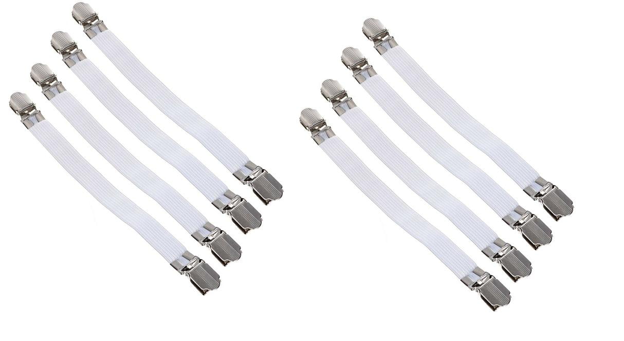 Dependable Industries Set of 8 Heavy Duty Adjustable Mattress Clips for ...