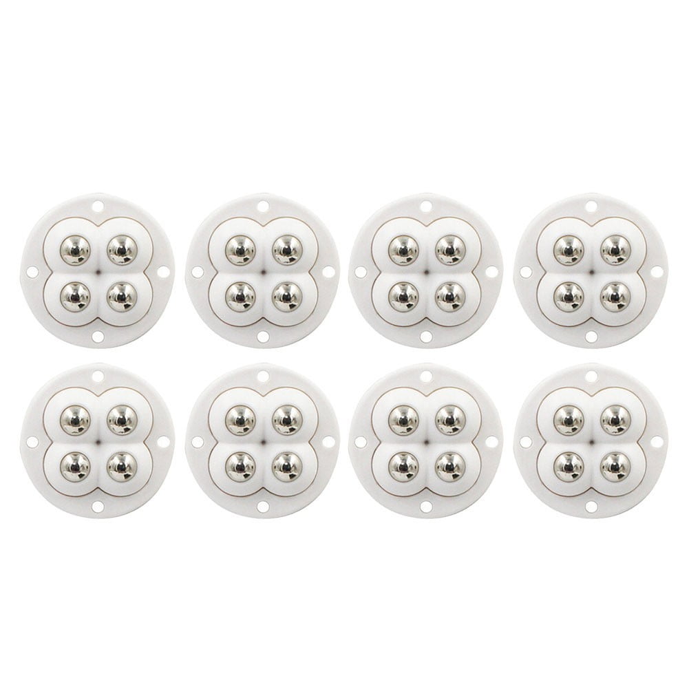 Set of 8 Mini Caster Wheels with Strong Adhesion for Easy Appliance ...
