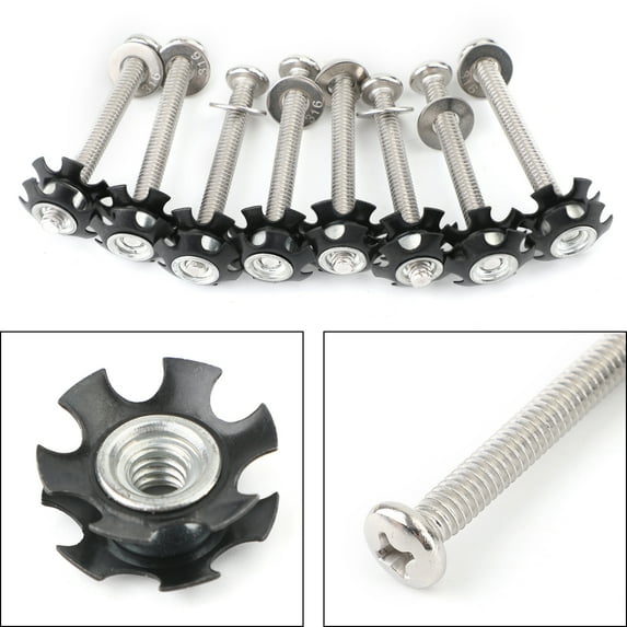 Set of 8 RV LADDER REPAIR KIT nuts Stainless Bunk Motorhome Parts ...