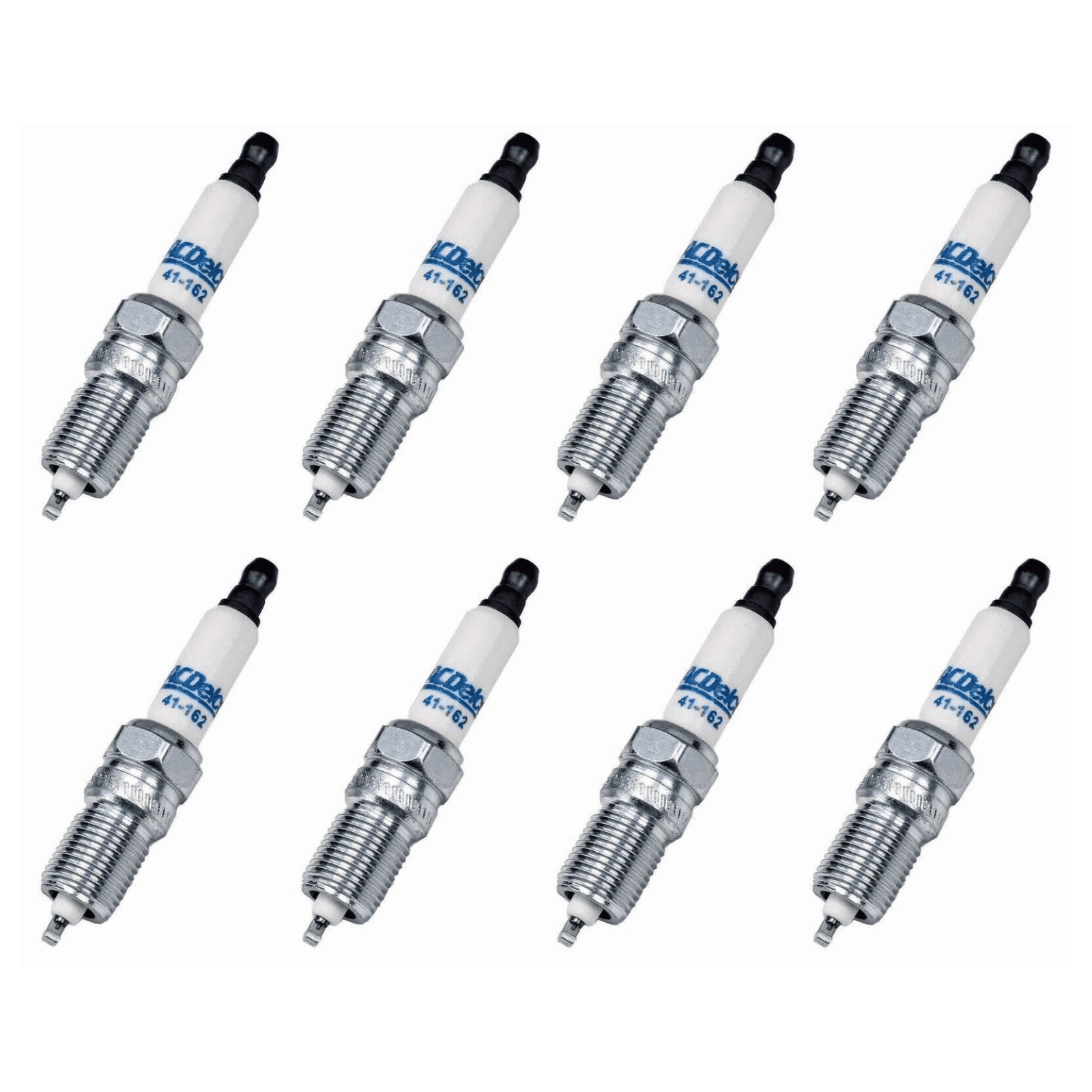 Set of 8 Spark Plugs Genuine OEM GM ACDELCO Iridium Pre-Set Gap: 0.040 ...