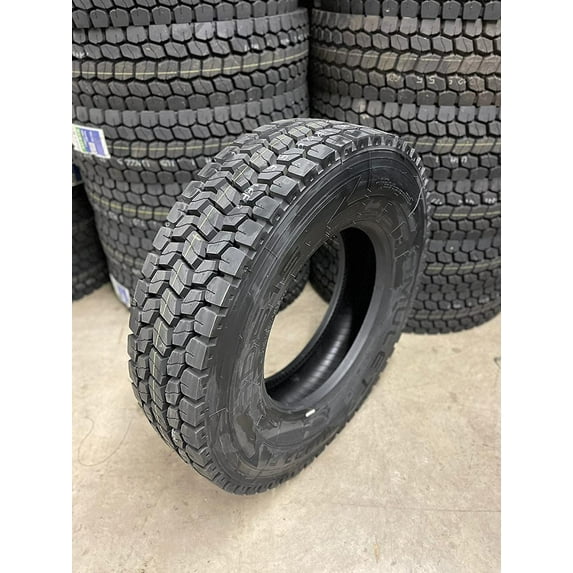 Set of 8 Tires 295/75R22.5 Amulet AD515 Drive Open Shoulder 16 Ply Commercial Truck - Walmart.com