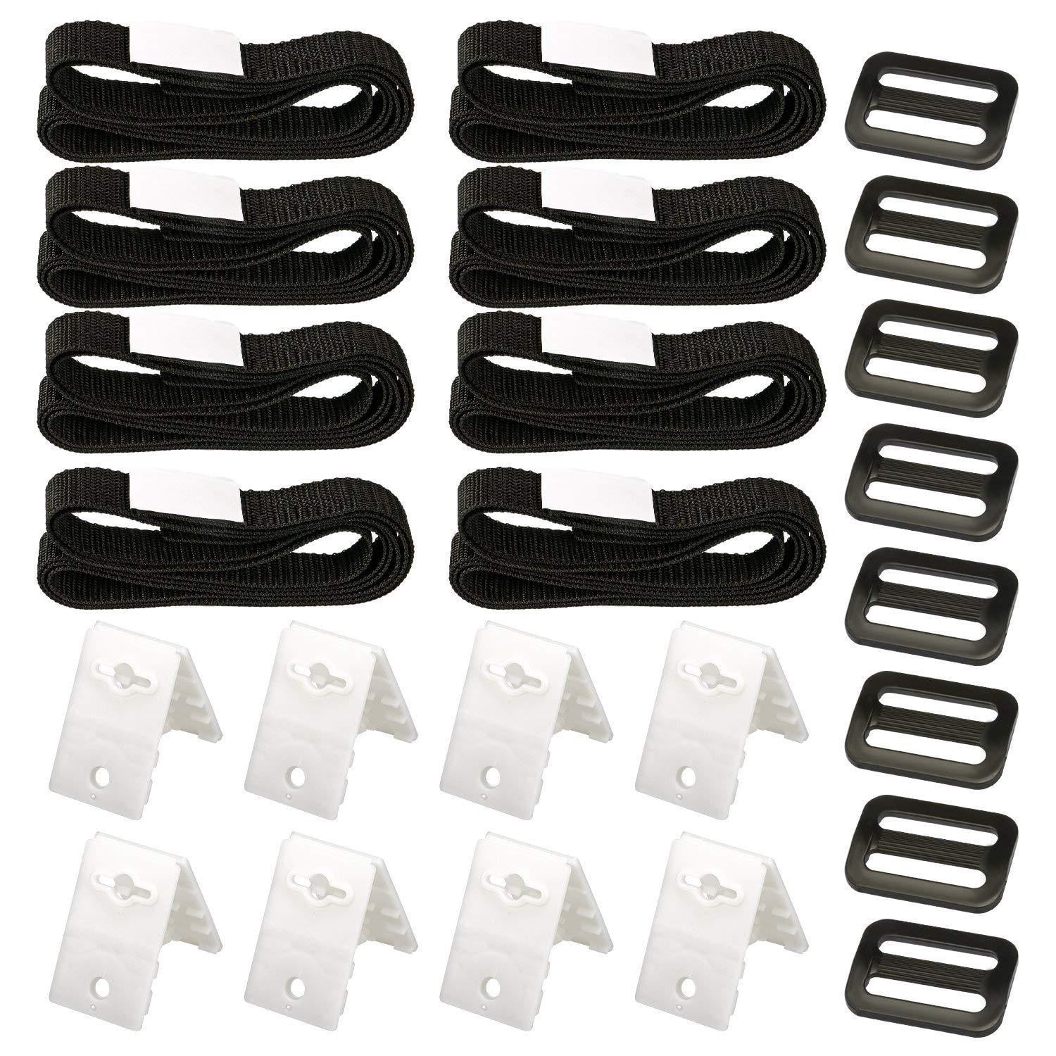 Set of 8 retaining straps - Straps and fixing clips for reels ...