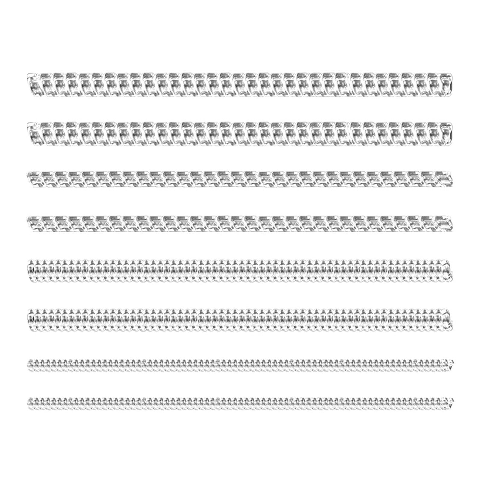 Set of 8Flexible Rings Tightener Plastic Guards Jewelry Resizer Size ...