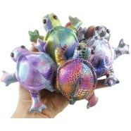 Set of 3 - Cute Mini Stuffy Lizard Sand Filled Toy - Weighted Bean Bag ...