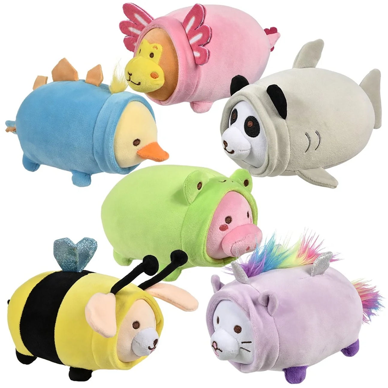 Set of ALL 6 Plush Animals in Costumes - Stuffed Animal Toy - Soft ...