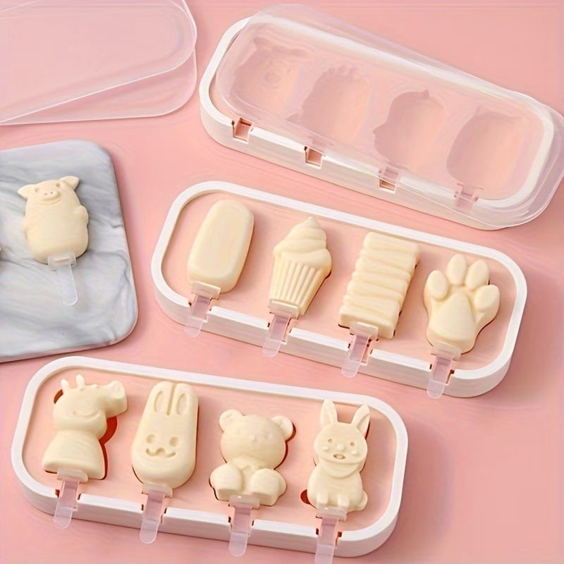 Set of Cartoon Ice Cream Mold and Cheese Stick Making Tools - Fun ...