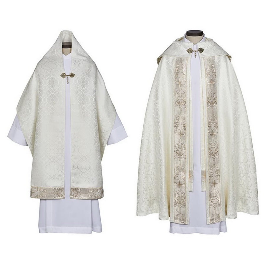 RJ Toomey P5166 56 x 108 x 22 in. Chartres Cope & Humeral Veil Set ...