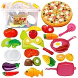 Set of Cutting Food Playset for Kids, includes Pretend Play Fruits and ...