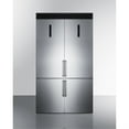 Free Shipping! Summit Stainless Steel Bottom Fridge Set FFBF181ES2 and ...