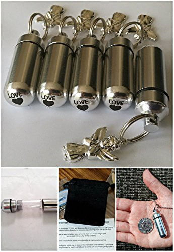 Set of FIVE ANGEL Anointing Oil or Holy Water Holders with Laser ...