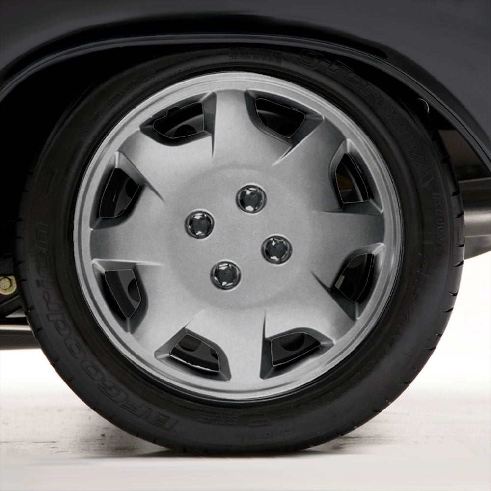 Set of Four 15" Silver Hubcap Wheel Covers for 1998-2002 Honda Accord ...