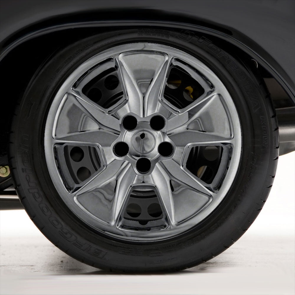 Set of Four 17" Chrome Hubcap Wheel Covers for 2011-2015 Ford Explorer ...