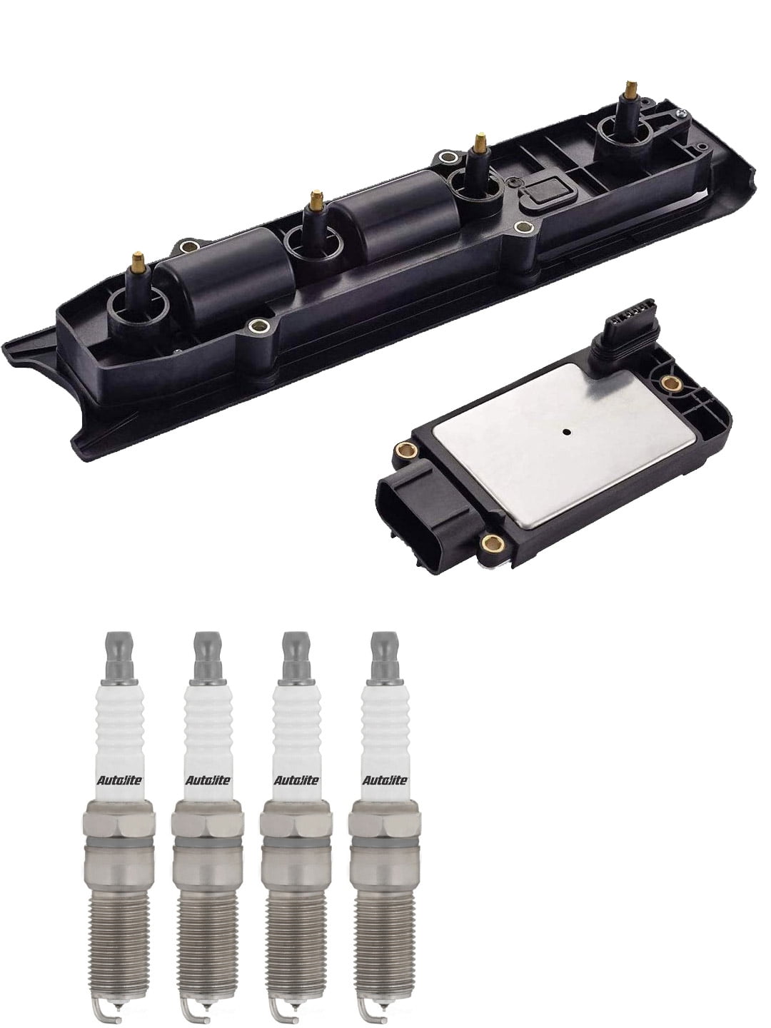Set of ISA Ignition, Ignition Module and 4 Autolite Spark Plugs ...