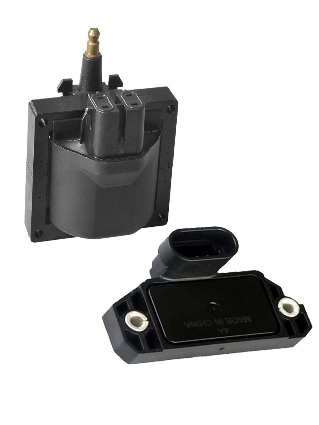 Set of Ignition Coil and Ignition Module Compatible with 1994 1995 ...