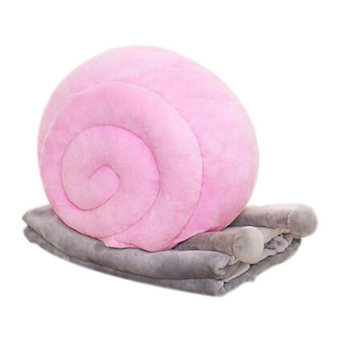 Set of Office Cushion Creative Snails Pillow & Coral Velvet Blanket ...