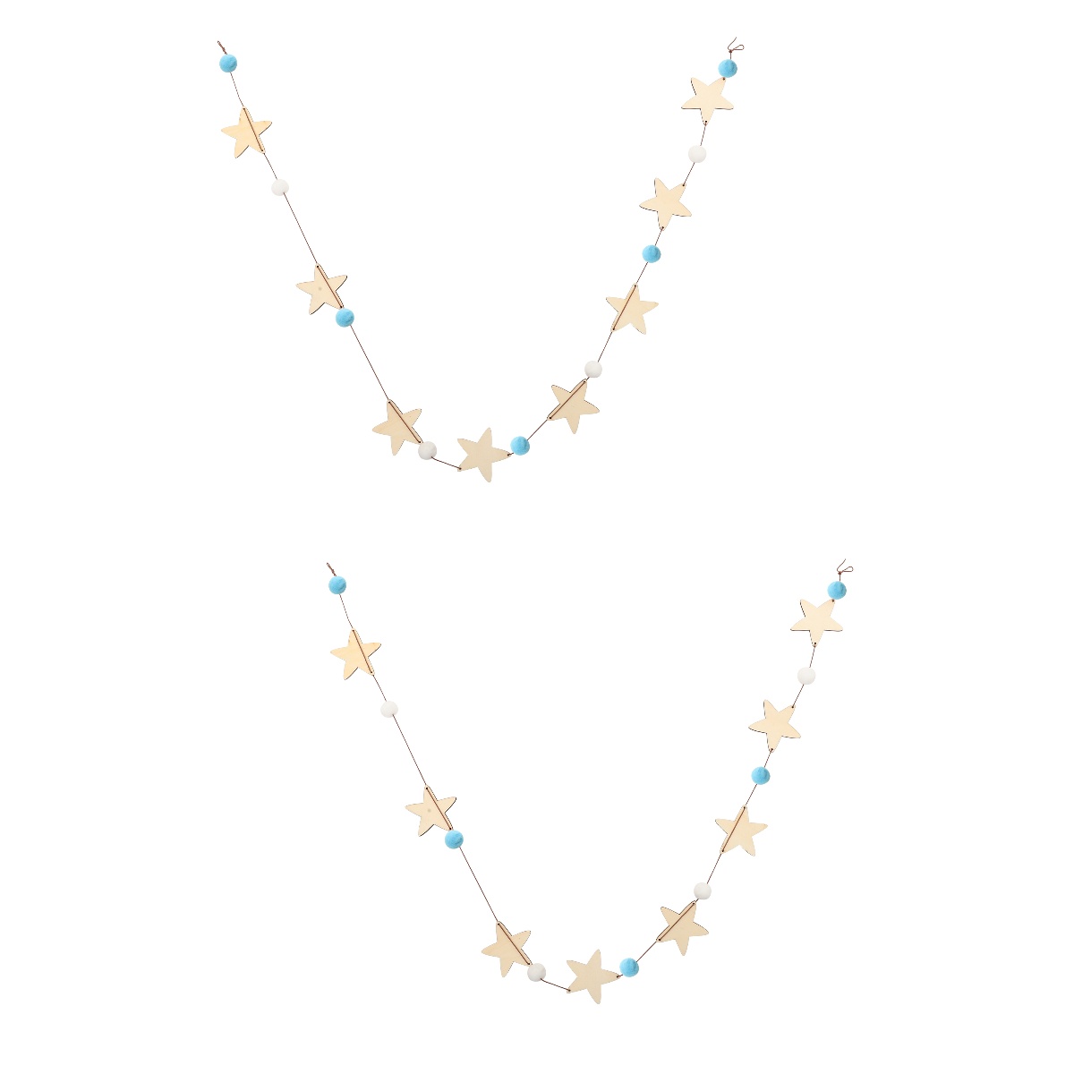 Set of Orb String Ornament Christmas Garland Creative Adornment ...