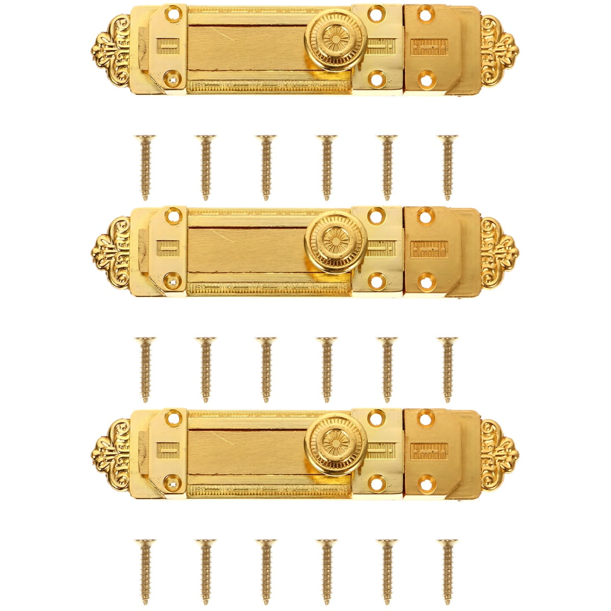 Set of Plug Gate Lock Interior Door Security Latch - Walmart.com