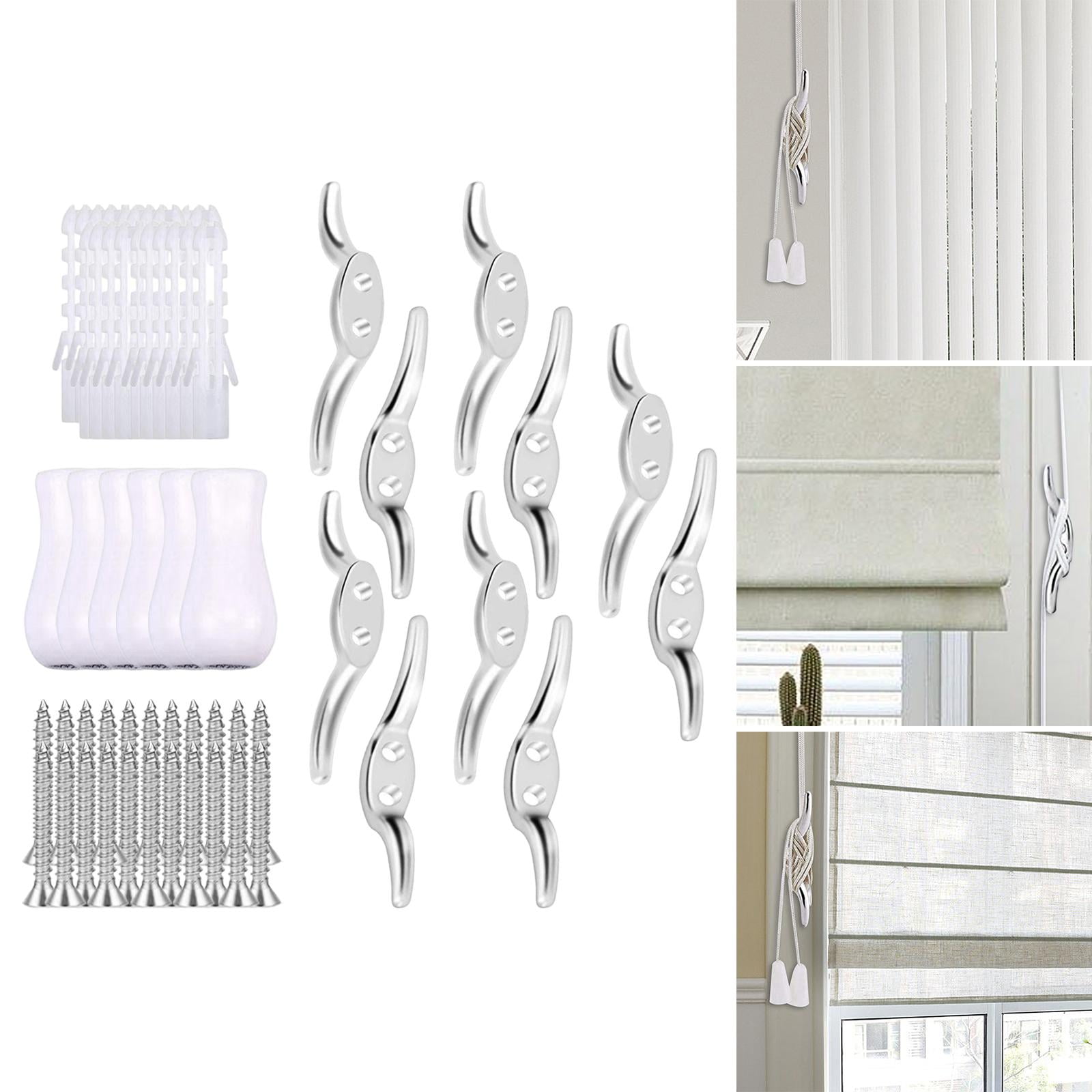 Set of Roman Shade Cord Cleats Rope Cleat Universal Size Installation ...