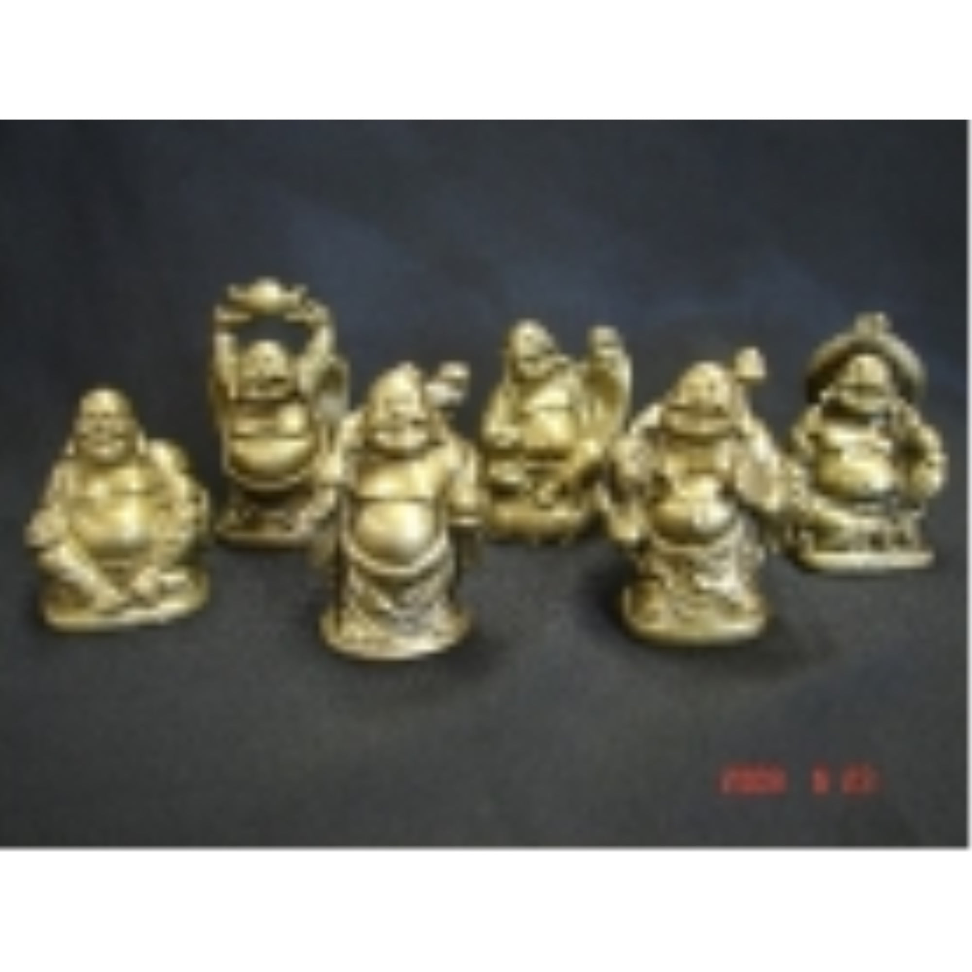 Set of Small Golden Buddha Statues - Walmart.com