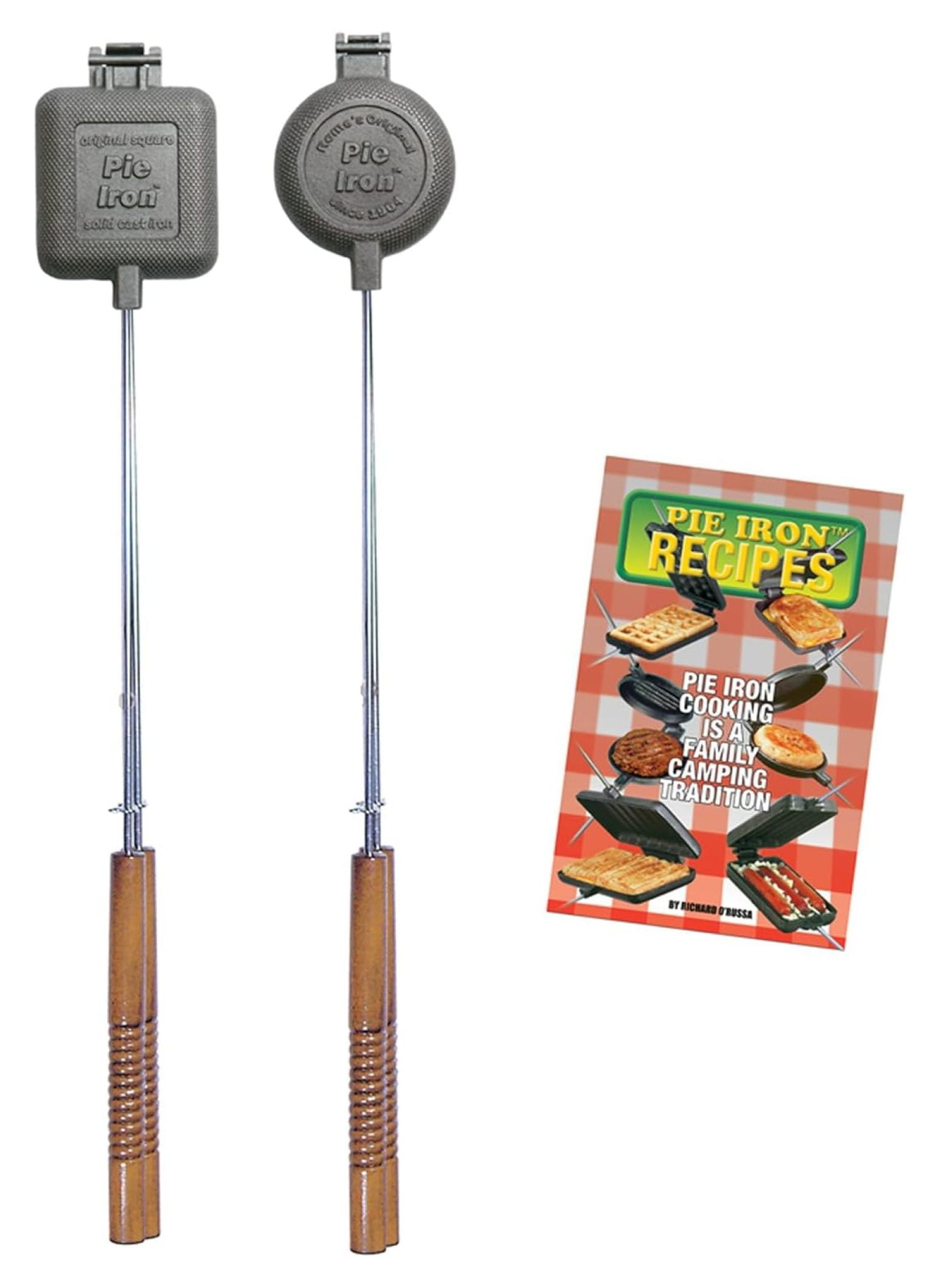 Set of Square and Round Cast Iron Pie Iron Sandwich Cookers for ...