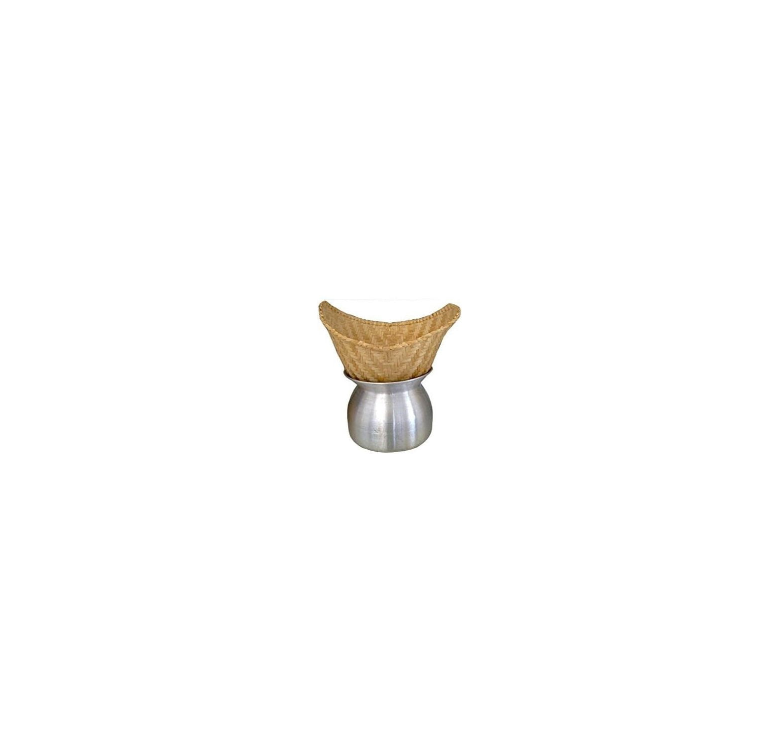 Set of Sticky Rice Steamer Pot and Basket Cook Kitchen Cookware Tool ...