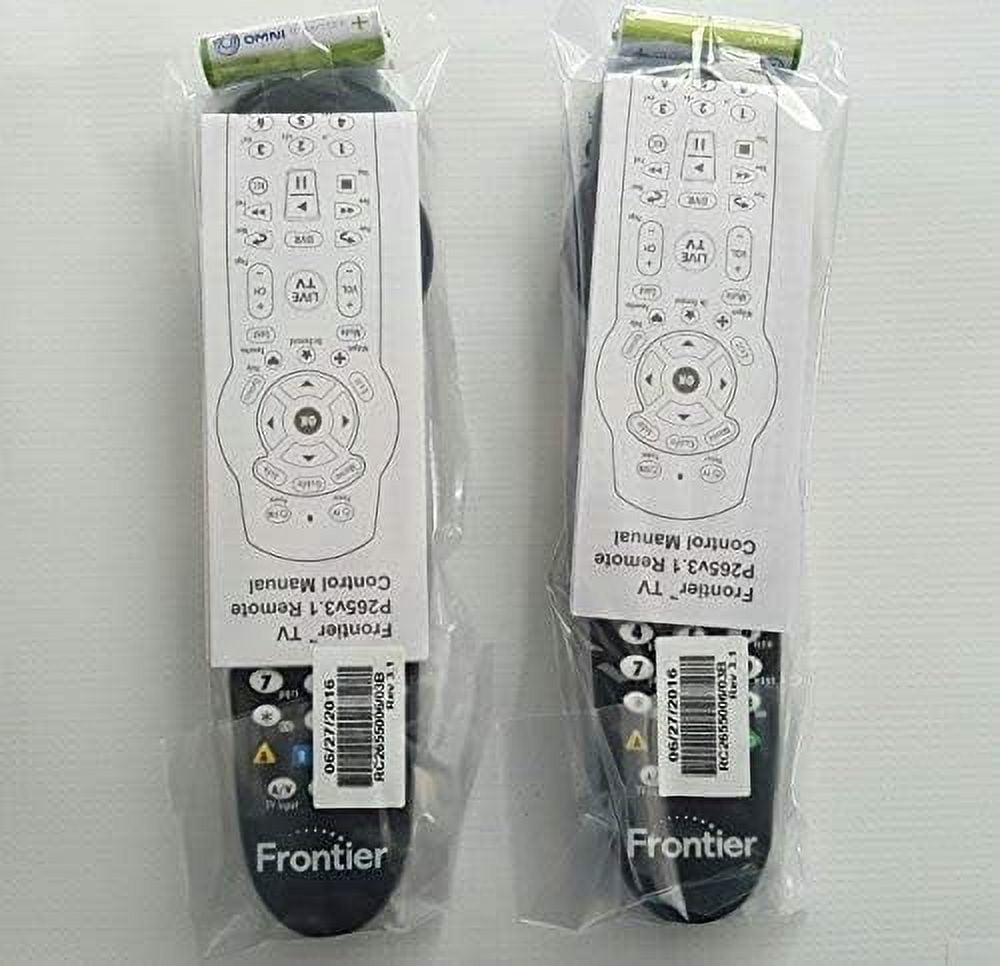 Set of TWO FiOS TV Replacement Remote Controls by Frontier works with ...