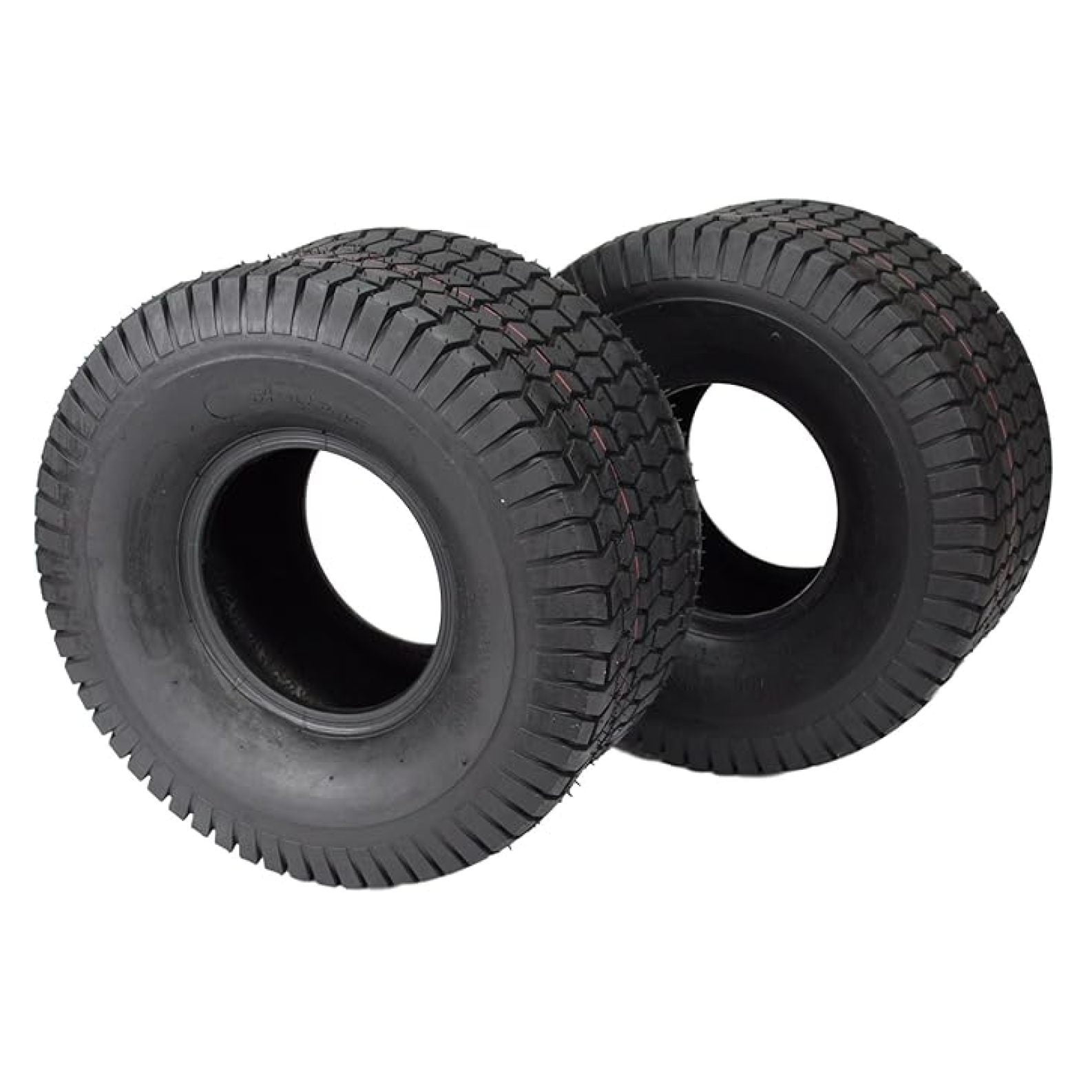 Set of Two 20x10.00-8 2 Ply Turf Tires for Lawn & Garden Mower 20x10-8 ...