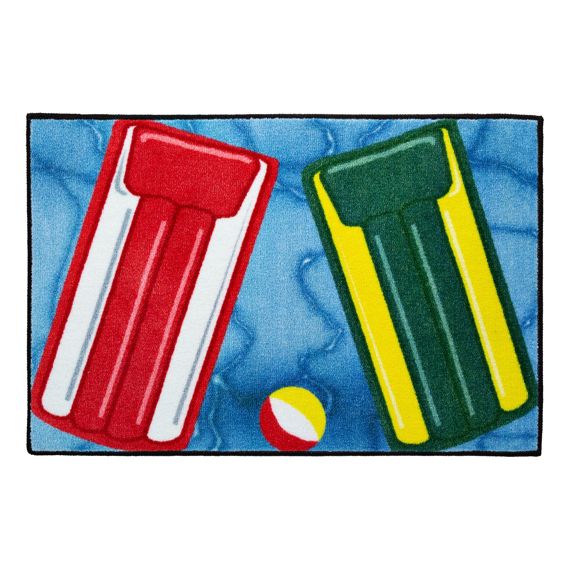 Set of Two Buddy Time Kids Rugs for Childrens Bedroom, Classroom and ...