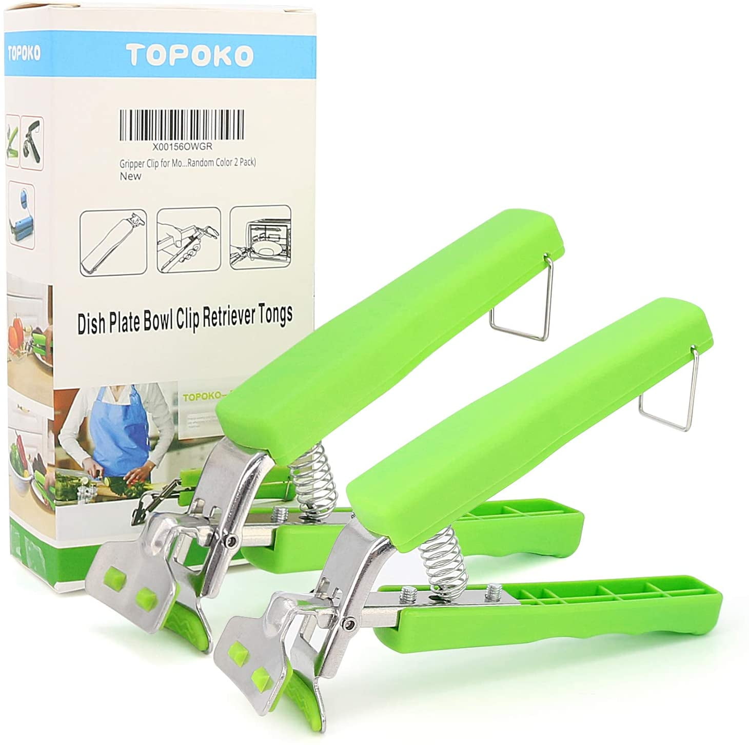 Set of Two Gripper Clips for Moving Hot Plate or Bowls with Food Out ...