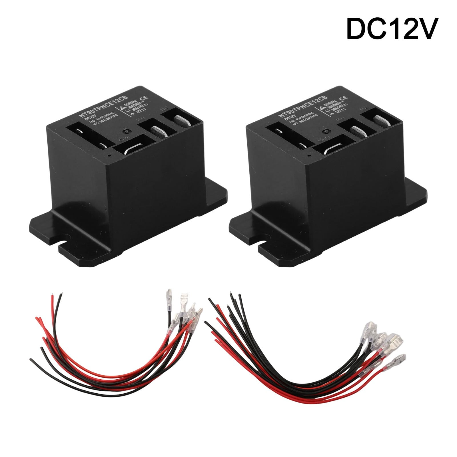 Set of Two Powerful Mini Relays (40A) Perfectly Suited for Various ...