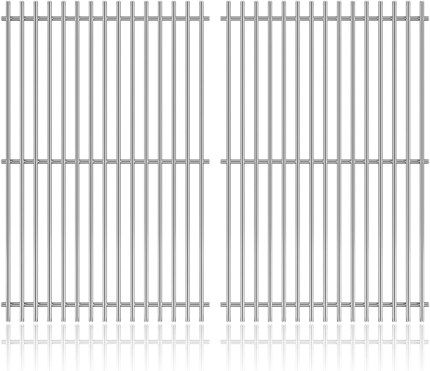 Set of Two Stainless Steel Cooking Grids for Dual Fuel Combination ...
