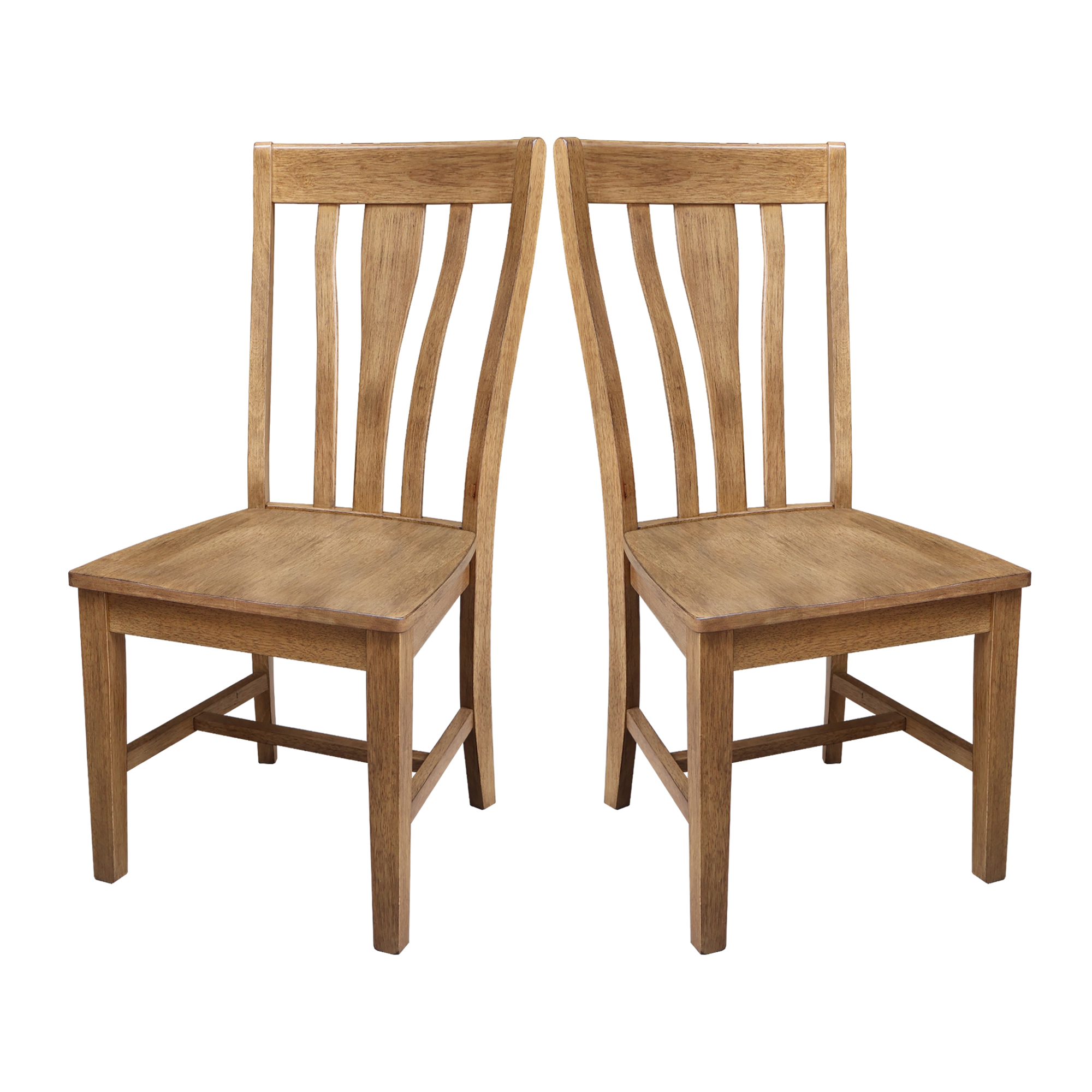 Set of Two Weston Dining Chairs, Hickory - Walmart.com