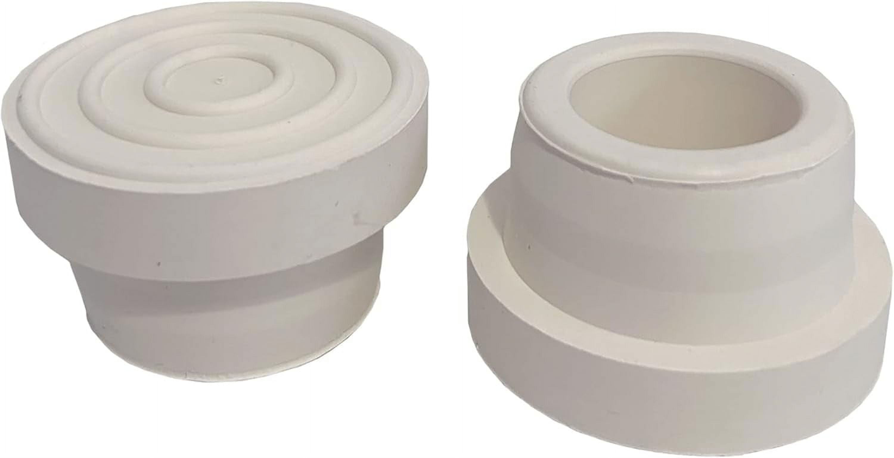 Set of Two White Ladder Bumpers for Swimming Pool Ladders - Walmart.com
