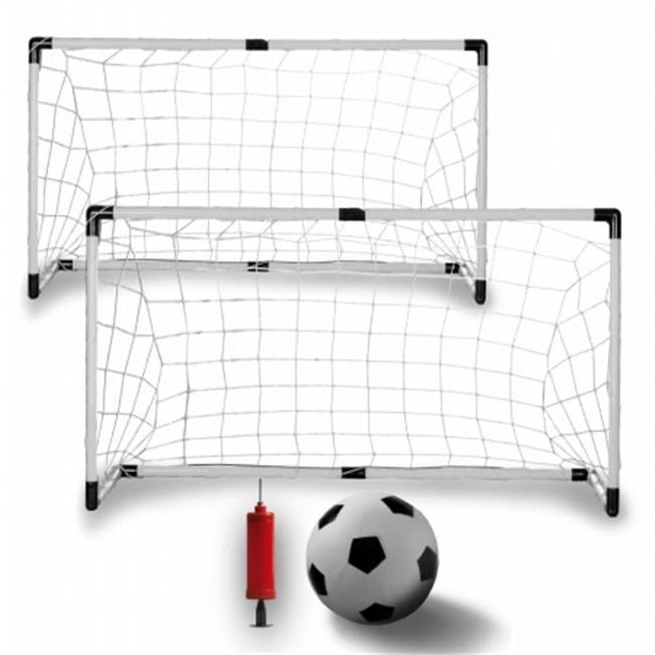 Set of Two Youth Soccer Goals with Soccer Ball and Pump - Walmart.com