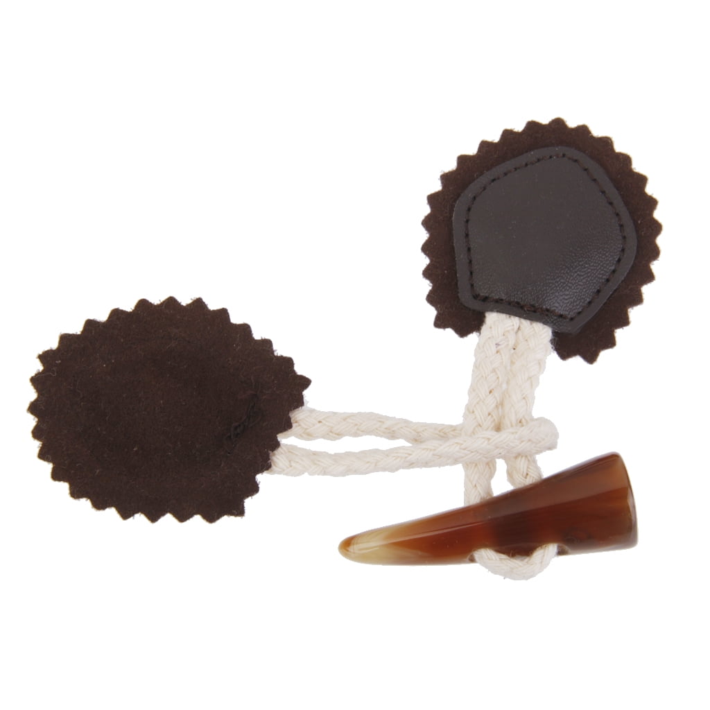 Set of Vintage Synthetic Leather Duffle Toggle Button for Jacket Coat ...