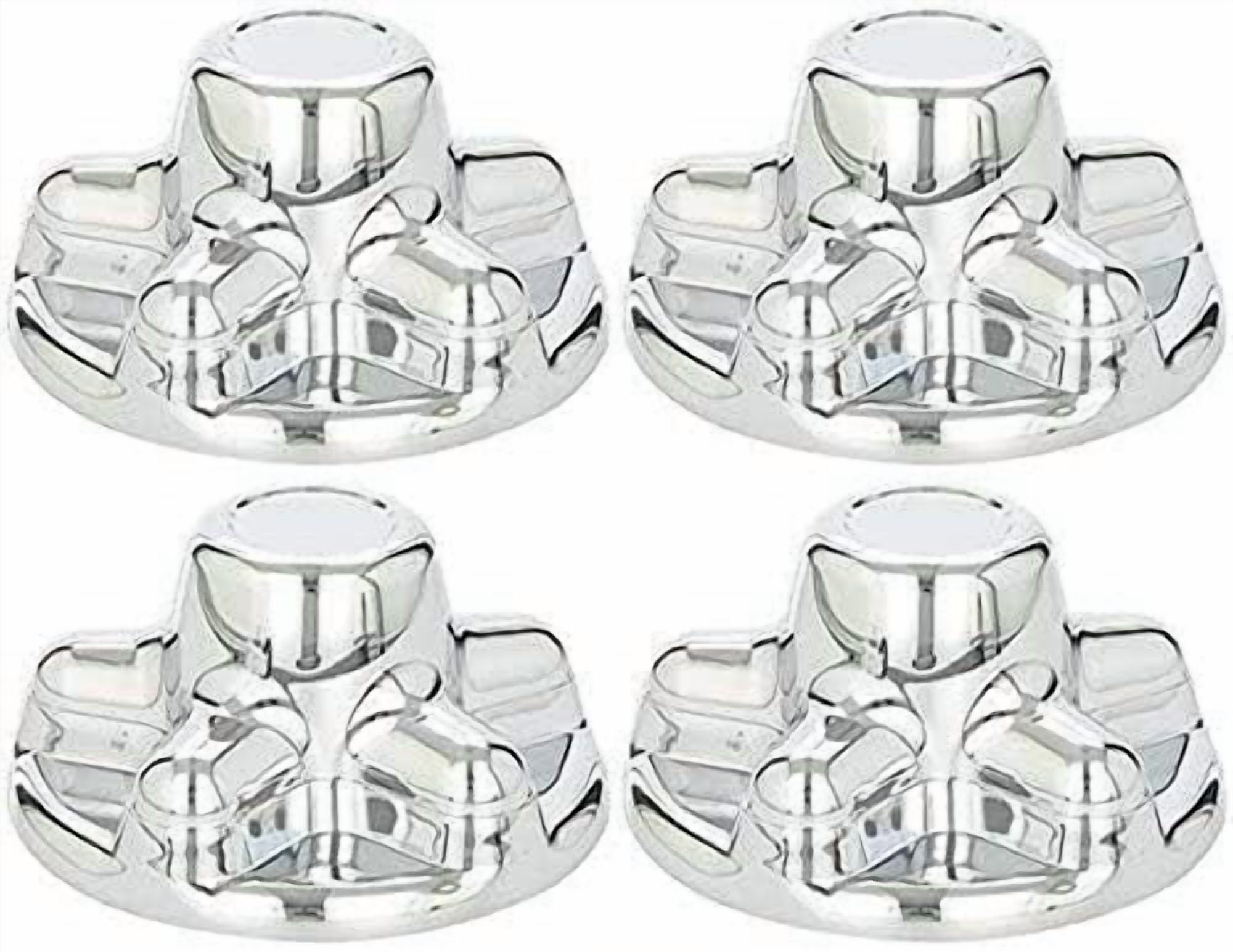 Set of four QT545CHS (x4), ABS Chrome Plated Hub Covers / Hub Caps fits ...