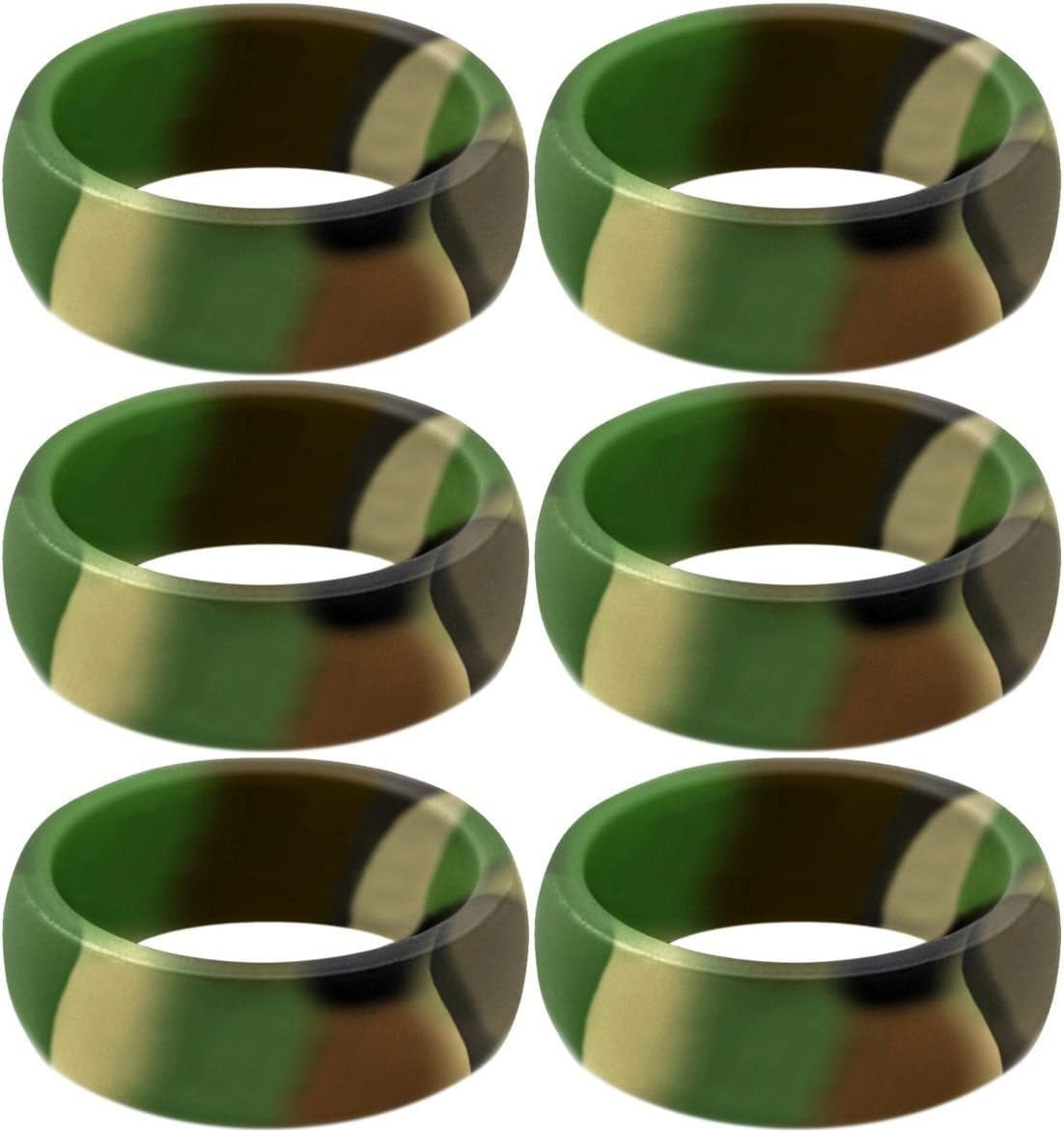 Set of six Silicone Rings in Your Choice of Size and Color - Walmart.com