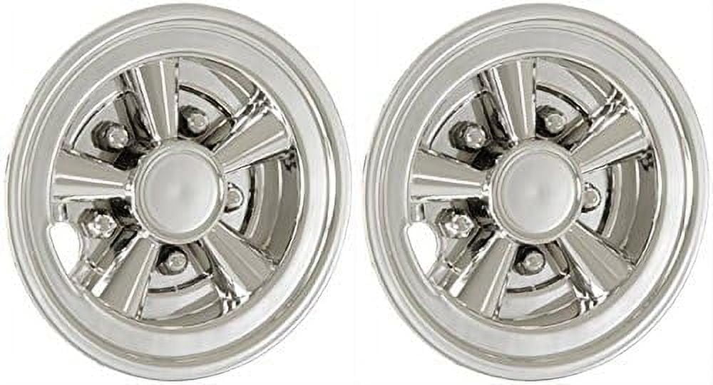 Set of two QT8CHM -x2, ABS Chrome Plated Wheel Covers for 8" Wheels ...