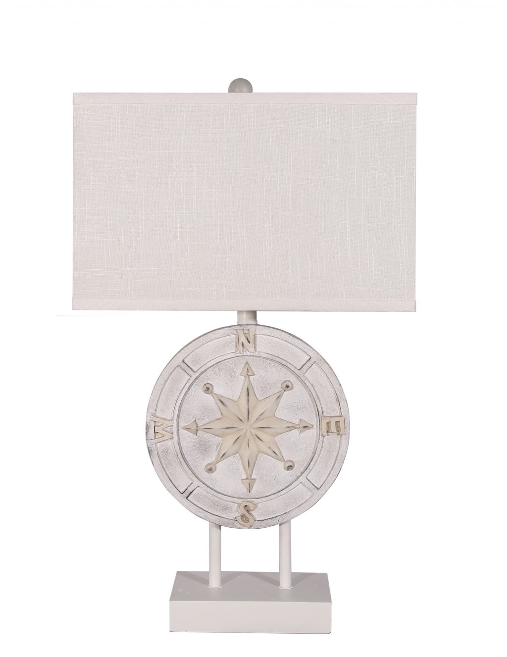 Set off 2 Beige Nautical Compass Table Lamps - Walmart.com