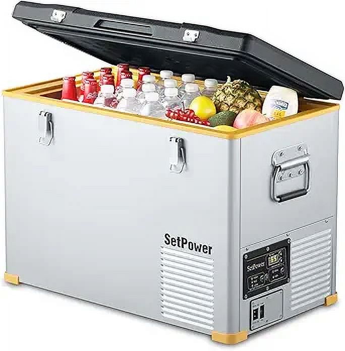 SetPower RV45S Single Zone 12V Refrigerator Portable Fridge, 12 Volt ...