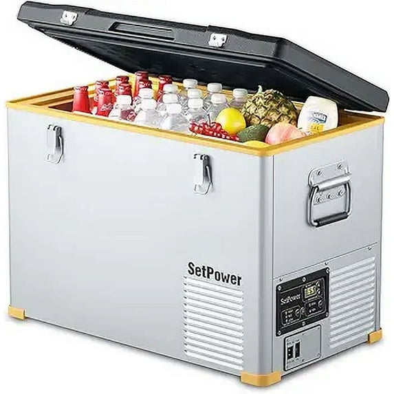 SetPower RV45S Single Zone 12V Refrigerator Portable Fridge, 12 Volt ...