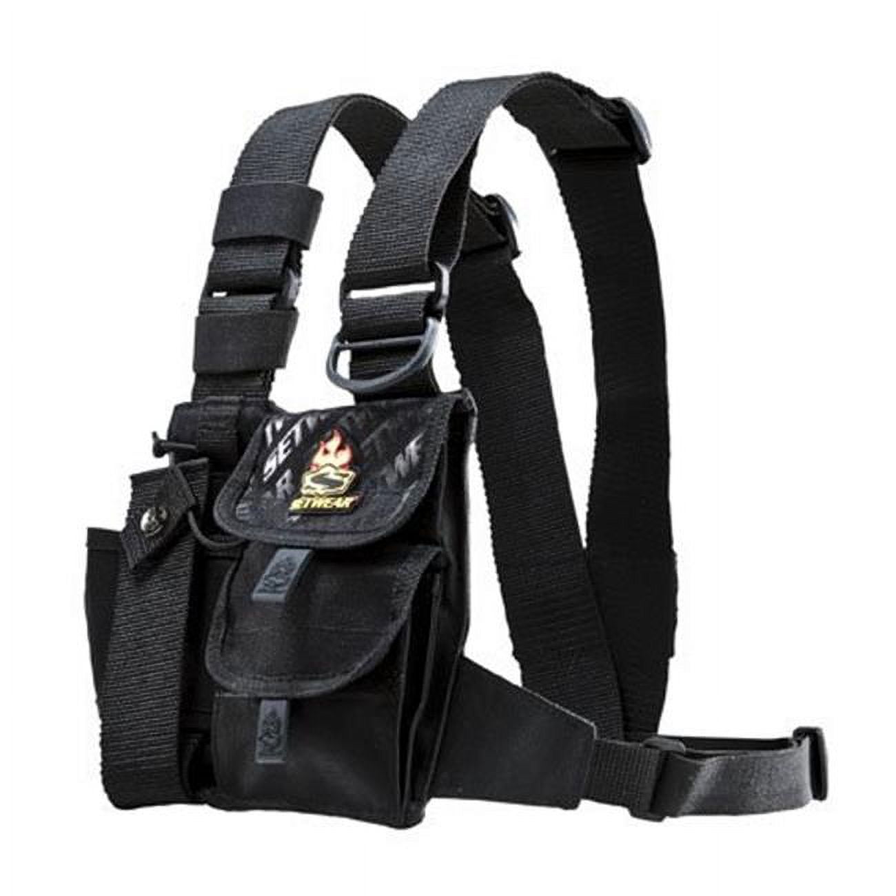 SetWear SW-05-538 9 x 8.5 in. Radio Chest Pack, Black - Walmart.com