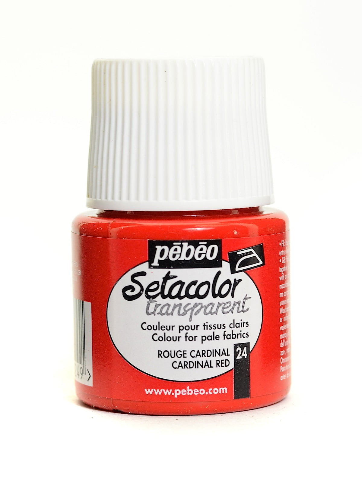 Setacolor Transparent Fabric Paint cardinal red, 45 ml (pack of 3 ...