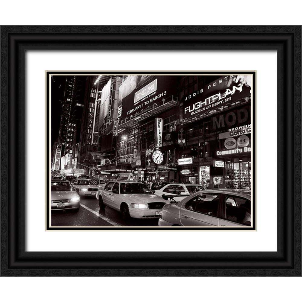 Setboun, Michel 18x15 Black Ornate Wood Framed with Double Matting ...