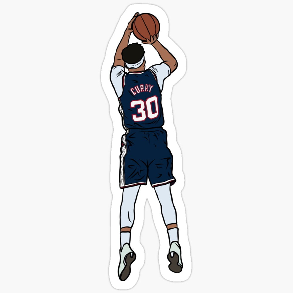 Seth Curry Jumpshot Sticker Phone Decal Water Bottle Stickers Car ...