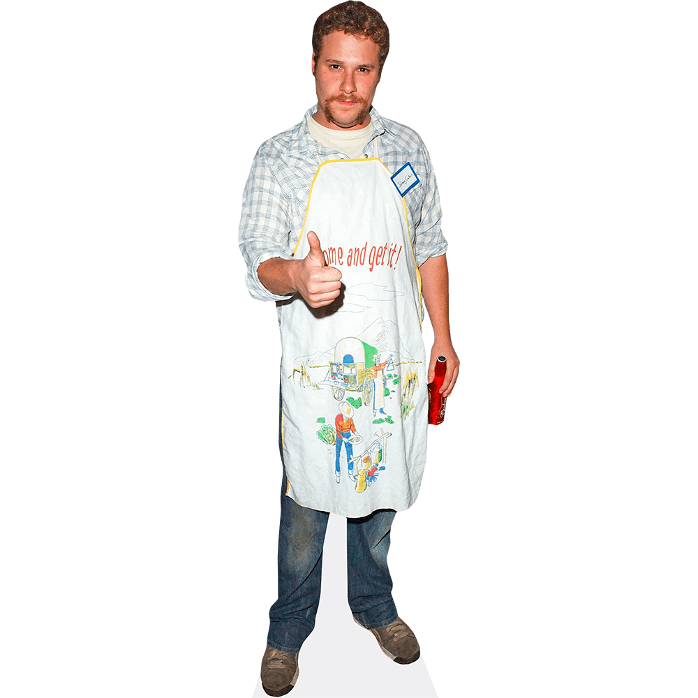 Seth Rogen (Apron) Mini Cardboard Cutout Standee - Walmart.com